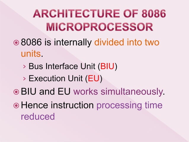 8086 microprocessor | PPT