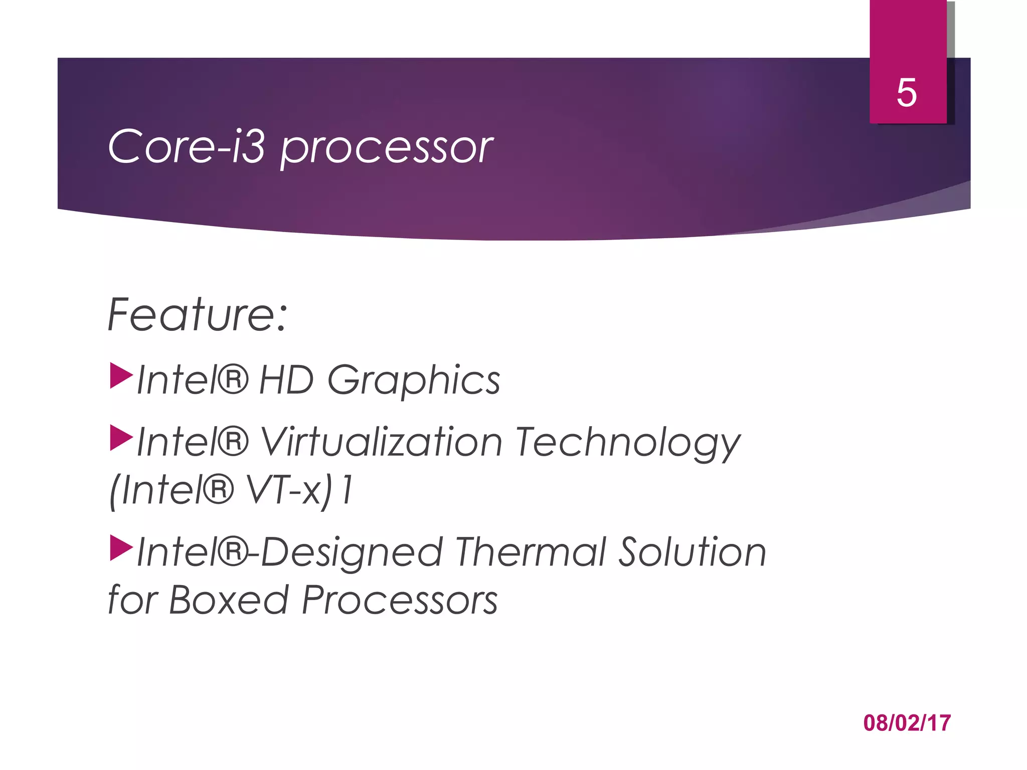 8086microprocessor and core i3 | PPT