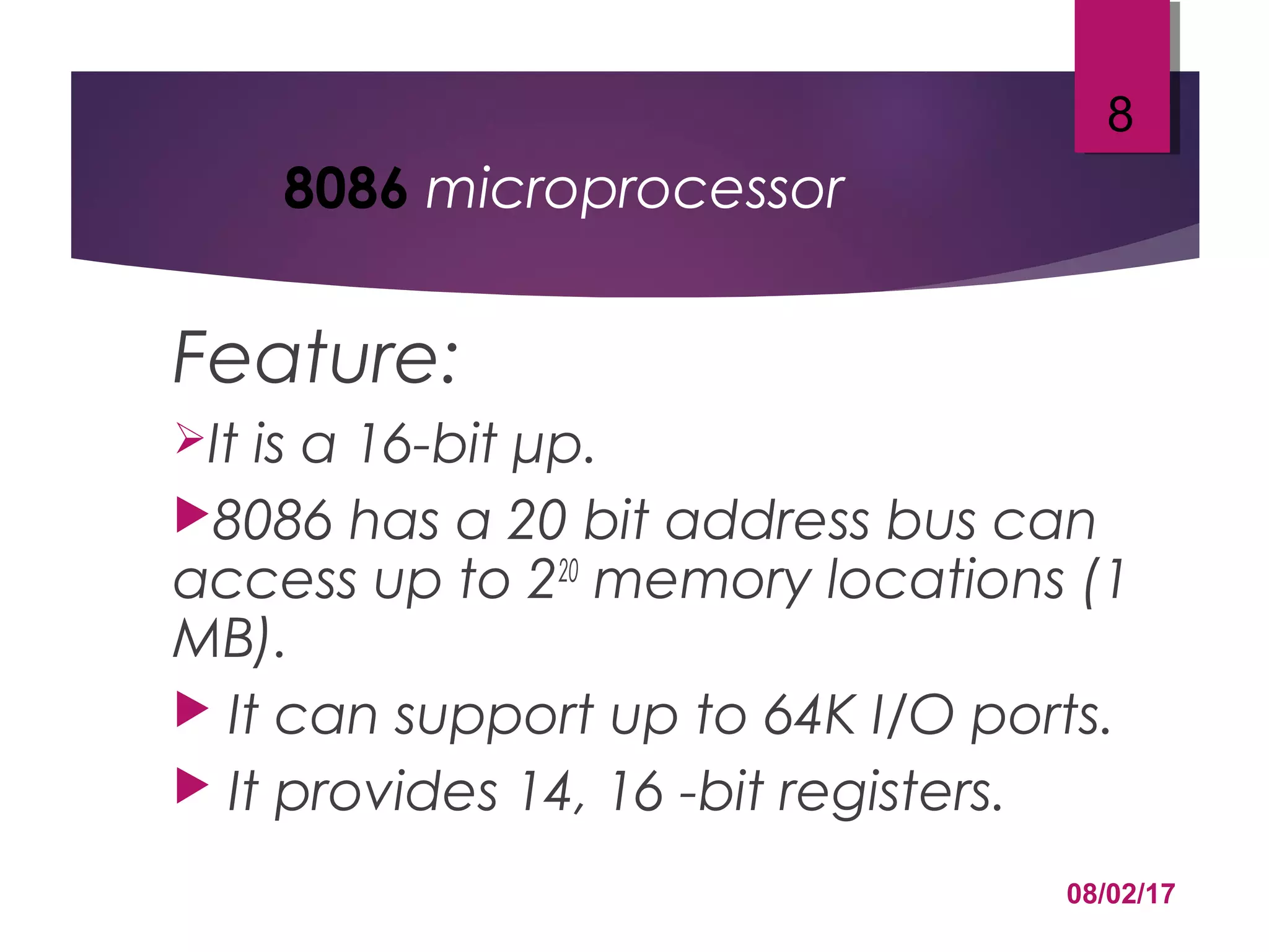 8086microprocessor and core i3 | PPT