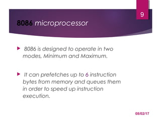 8086microprocessor and core i3 | PPT