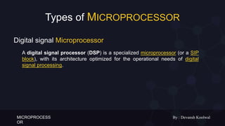 8086 microprocessor by devansh koolwal | PPTX | Operating Systems | Computer Software and ...