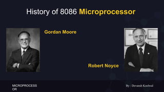 8086 microprocessor by devansh koolwal | PPTX | Operating Systems | Computer Software and ...
