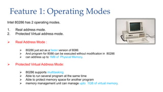 80286 microprocessors | PPTX