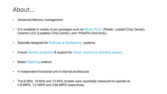 80286 microprocessors | PPTX