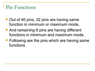 8086 pin function | PPT
