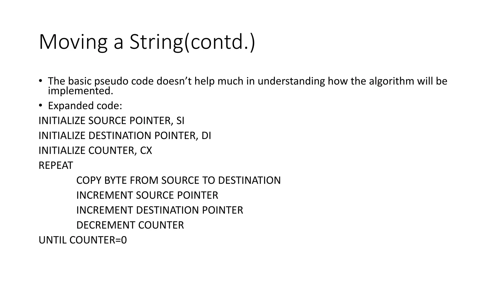 8086 programming guide programs samples and string permutations.pptx