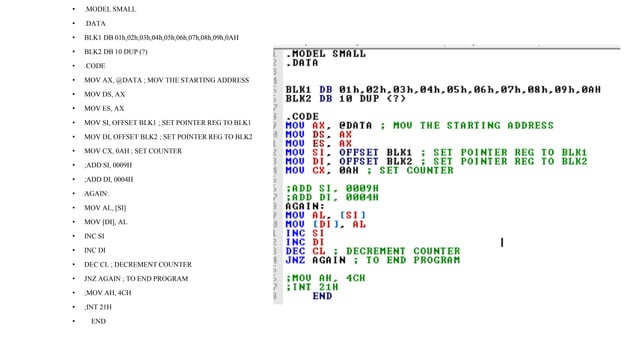 8086 programming guide programs samples and string permutations.pptx