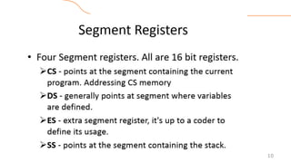8086 Register organization and Architecture details | PDF