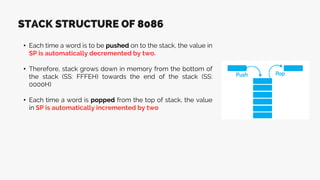 Stack Memory Organization of 8086 Microprocessor | PPTX