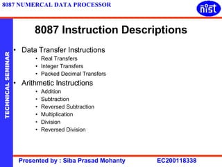 8087 Data Processor | PPT