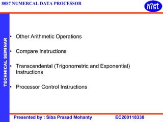 8087 Data Processor | PPT