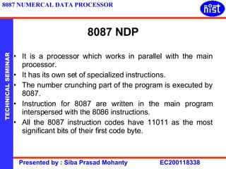 8087 Data Processor | PPT