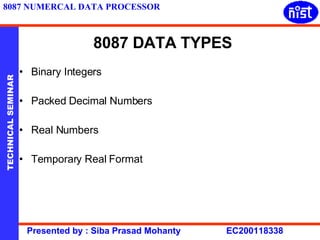 8087 Data Processor | PPT
