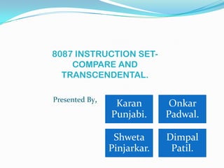 8087 numeric co-processor | PPTX