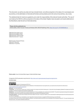 OECD Tourism Trends and Policies 2024 https://doi.org/10.1787/80885d8b ...