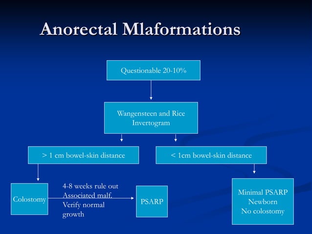 anorectal malformation | PDF