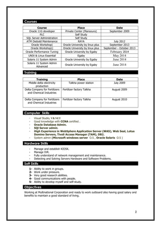 ahmed eldeep CV | PDF
