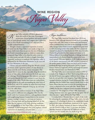 Wine Regions multi, Wine & Jazz, Vint. 2 Trk 3, Melissa Chavez | PDF