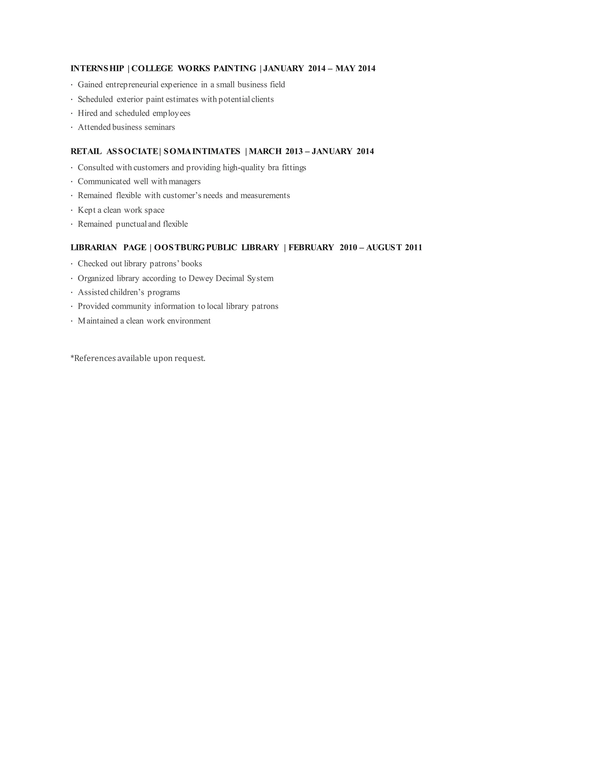 Emma Wierschke_Resume_2015 | DOCX