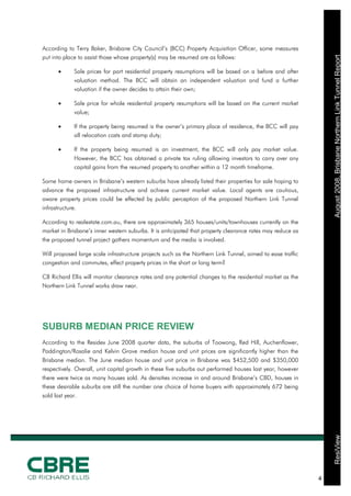 808 Qld Resi View Brisbane Northern Link Tunnel Report | PDF