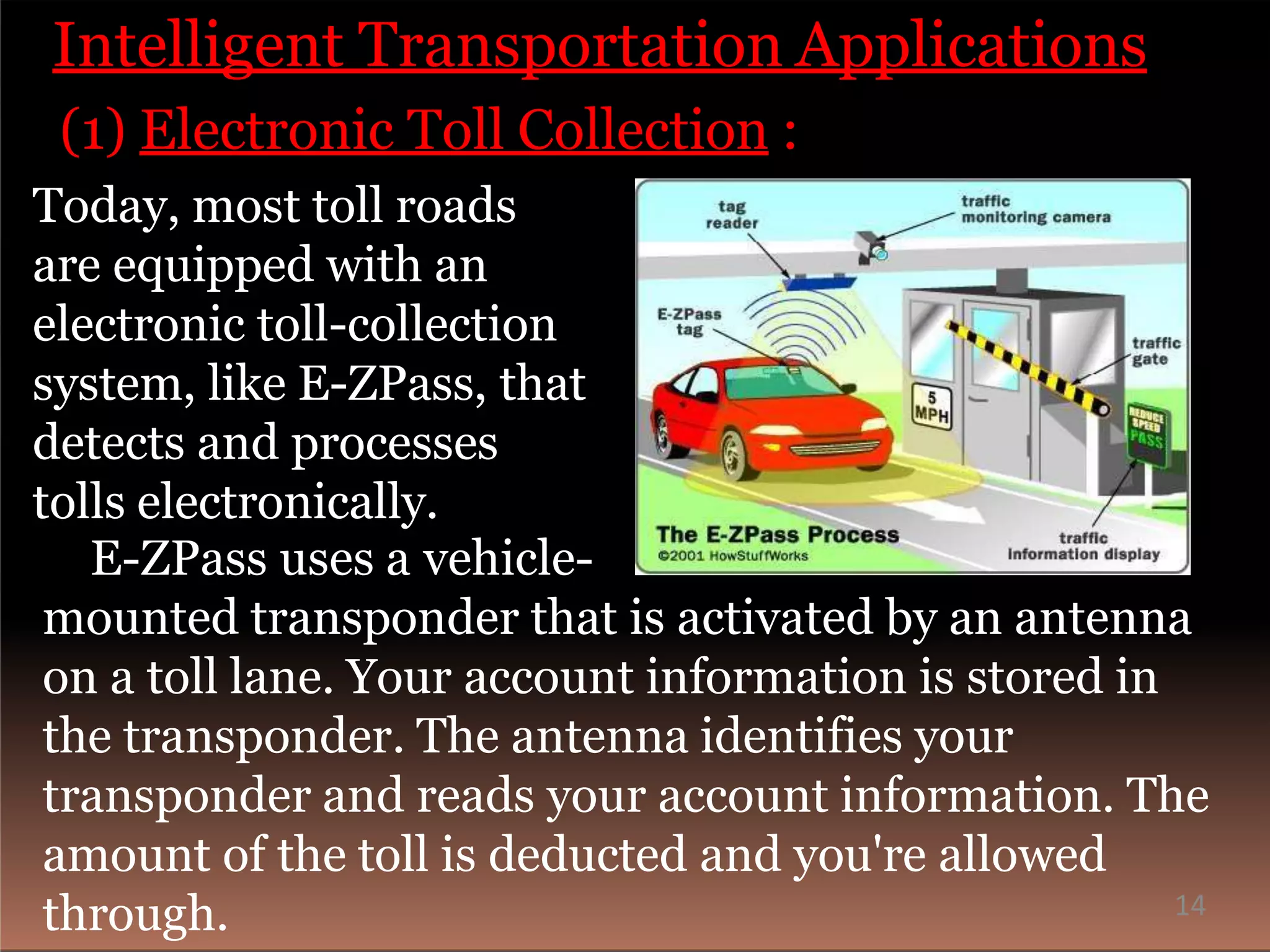 Inteligent transport system | PPTX