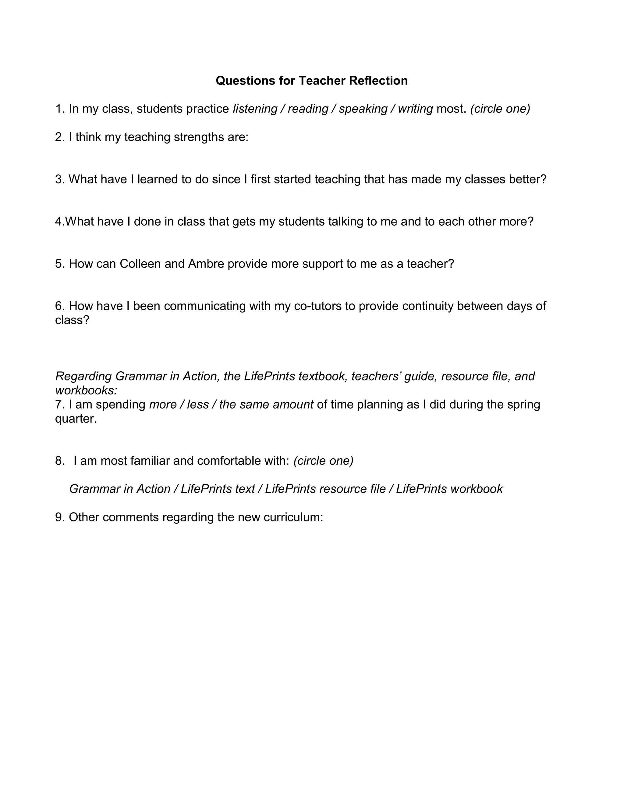 Volunteer Trainer Reflection | PDF Volunteer Trainer Reflection | PDF