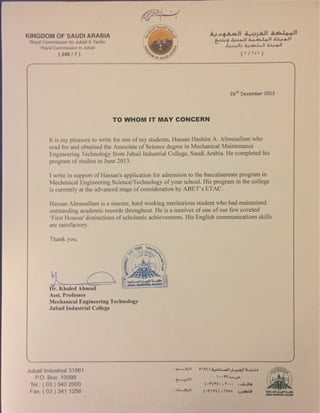 Academic Experience Certificates | PDF