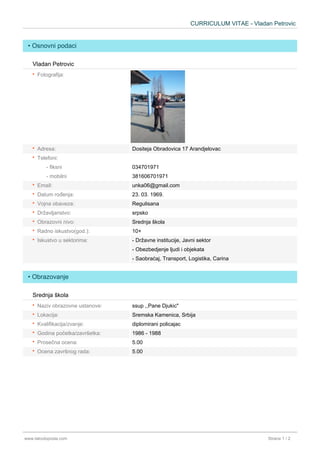 CV-Vladan_Petrovic | PDF