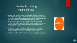 Week 8_Final Course Presentation_Accounting Fraud at WordCom_Walker,S. | PPSX