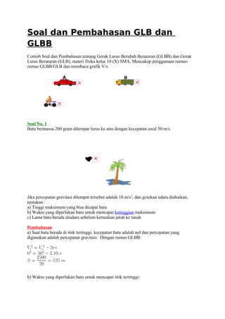 80993089 soal-dan-pembahasan-glb-dan-glbb | PDF