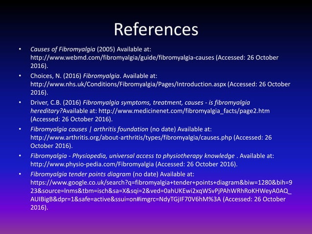 Fibromyalgia powerpoint completed | PPTX