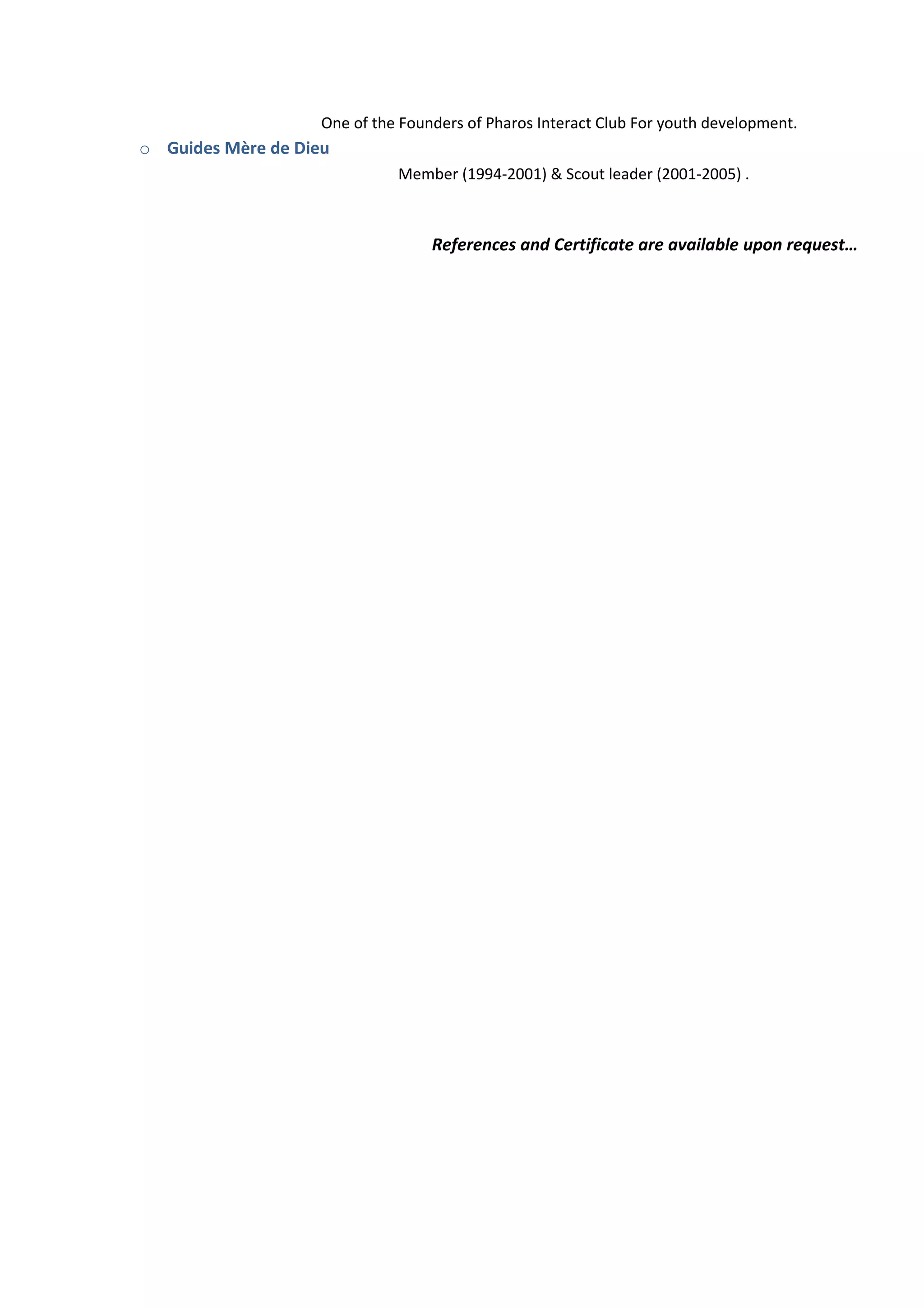 Randa Kawgi CV 1 | PDF