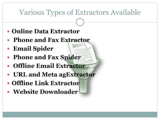 webdataextractor | PPT