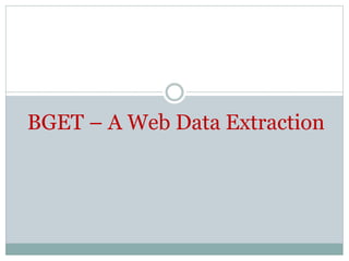 webdataextractor | PPT