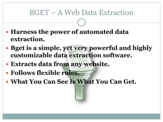 webdataextractor | PPT