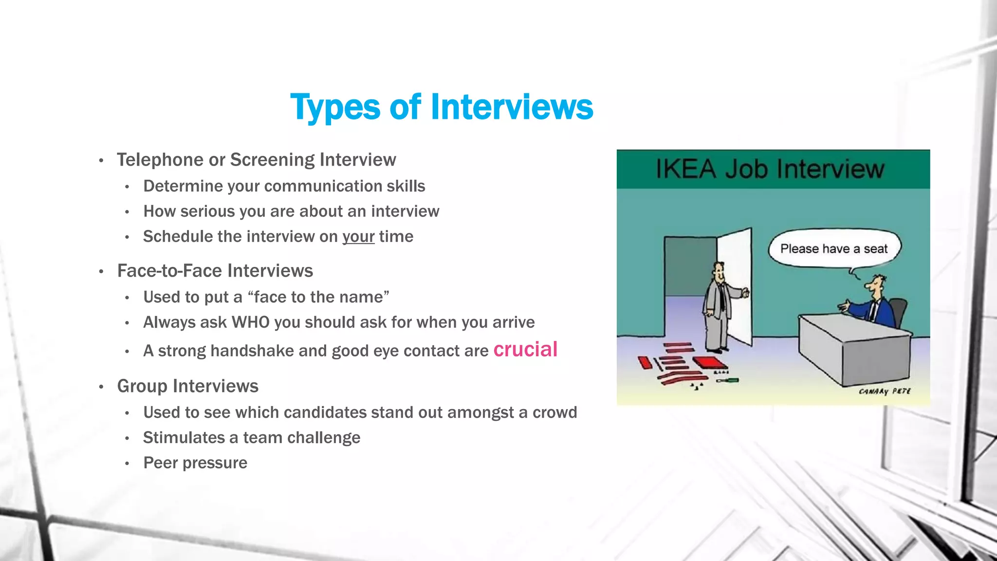 Interview Workshop | PPTX
