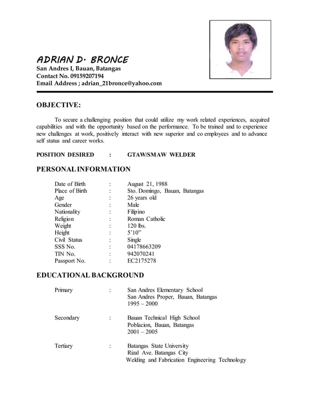 ADRIAN new resume2 | PDF