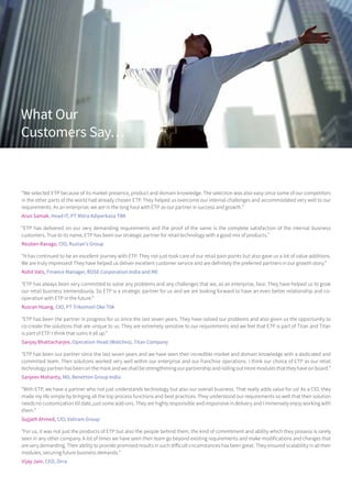 ETP Corporate Brochure | PDF