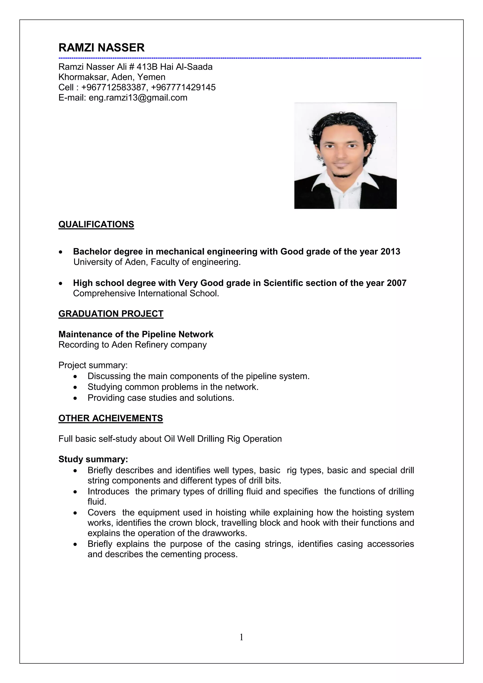 Eng Ramzi CV | PDF