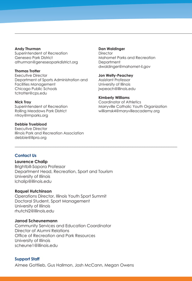 Illinois Youth Sport Summit Program Guide | PDF | College Sports | Sports