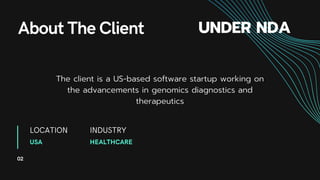 80% Infrastructure Cost Reduction for a US Healthcare Startup | PPT