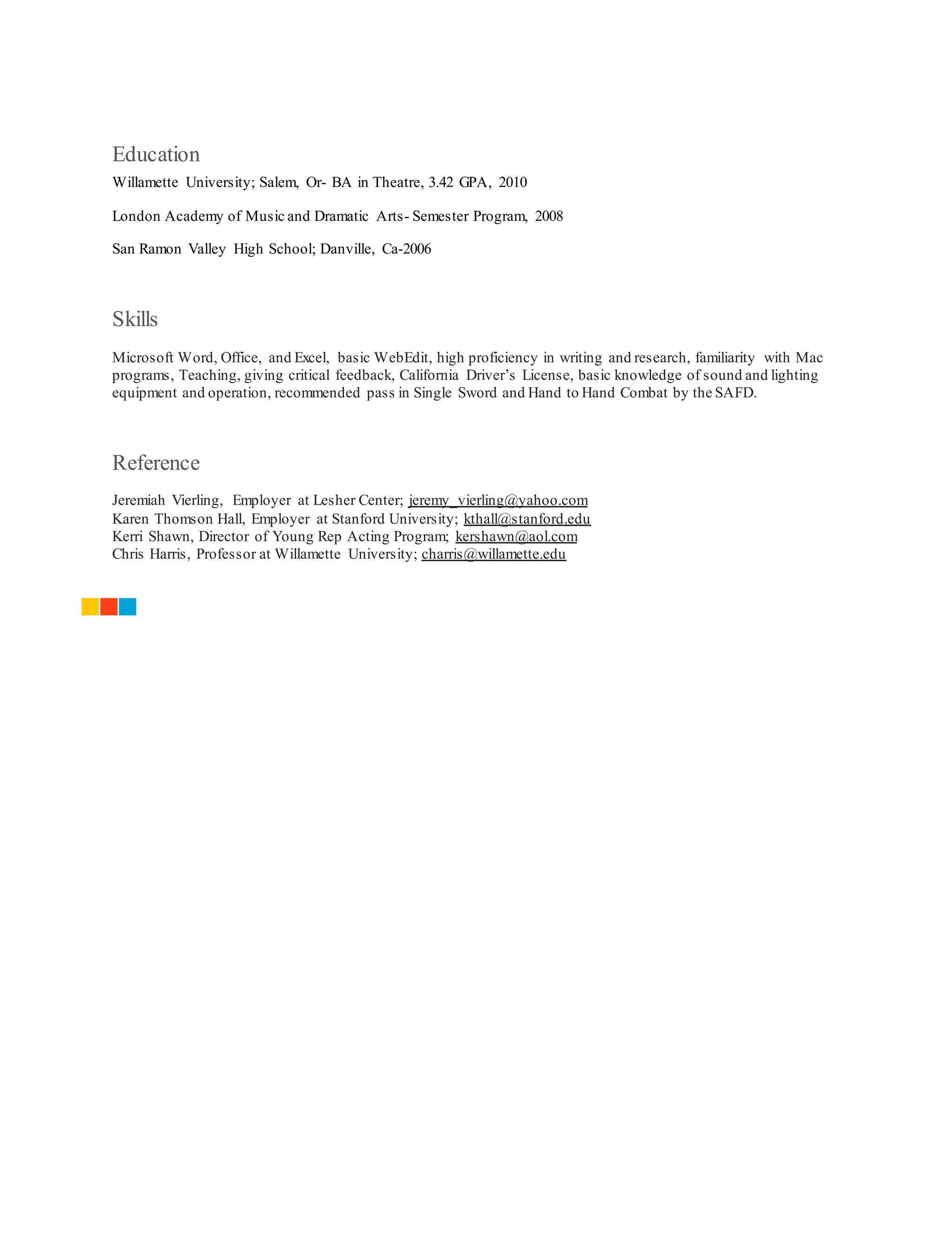 Britt's Work Resume | DOCX | Education