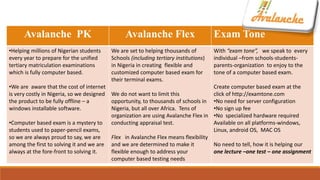AvalancheNigeria | PPTX