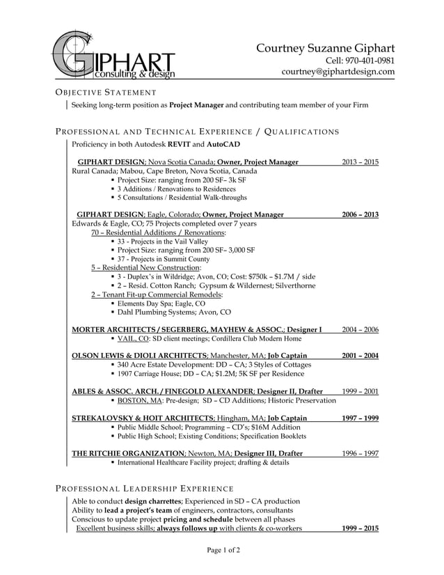 COURTNEY_GIPHART_Resume_2015 | PDF