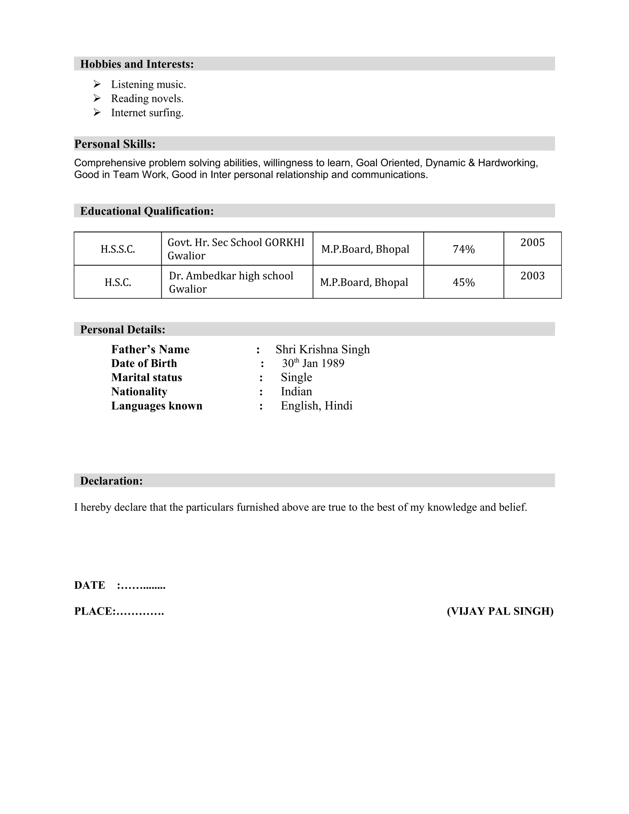 VIJAY PAL SINGH JAVA_AND | DOC