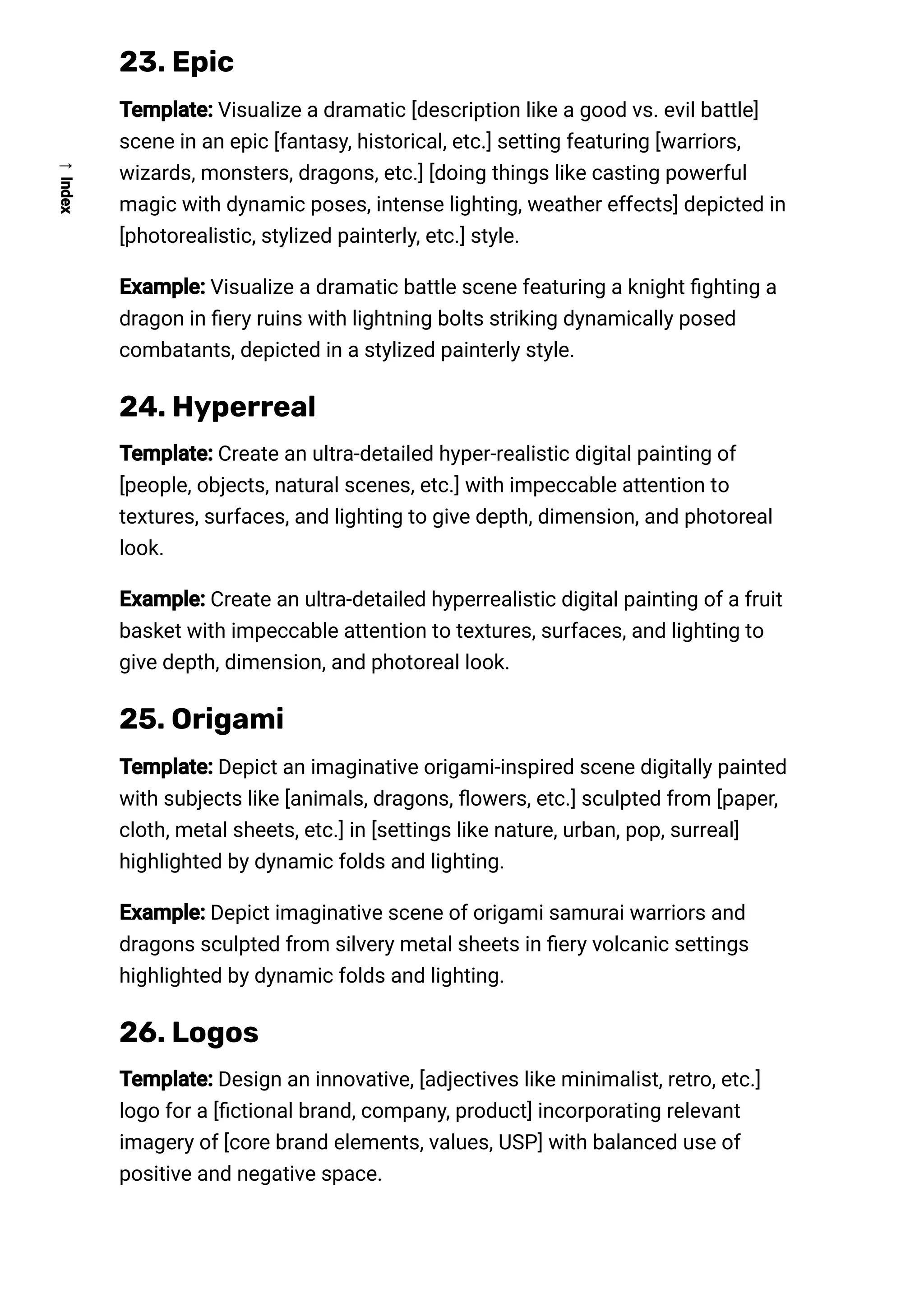 80 Best Prompts for AI Art like Midjourney, Bing, DALL-E, and Limewire.pdf
