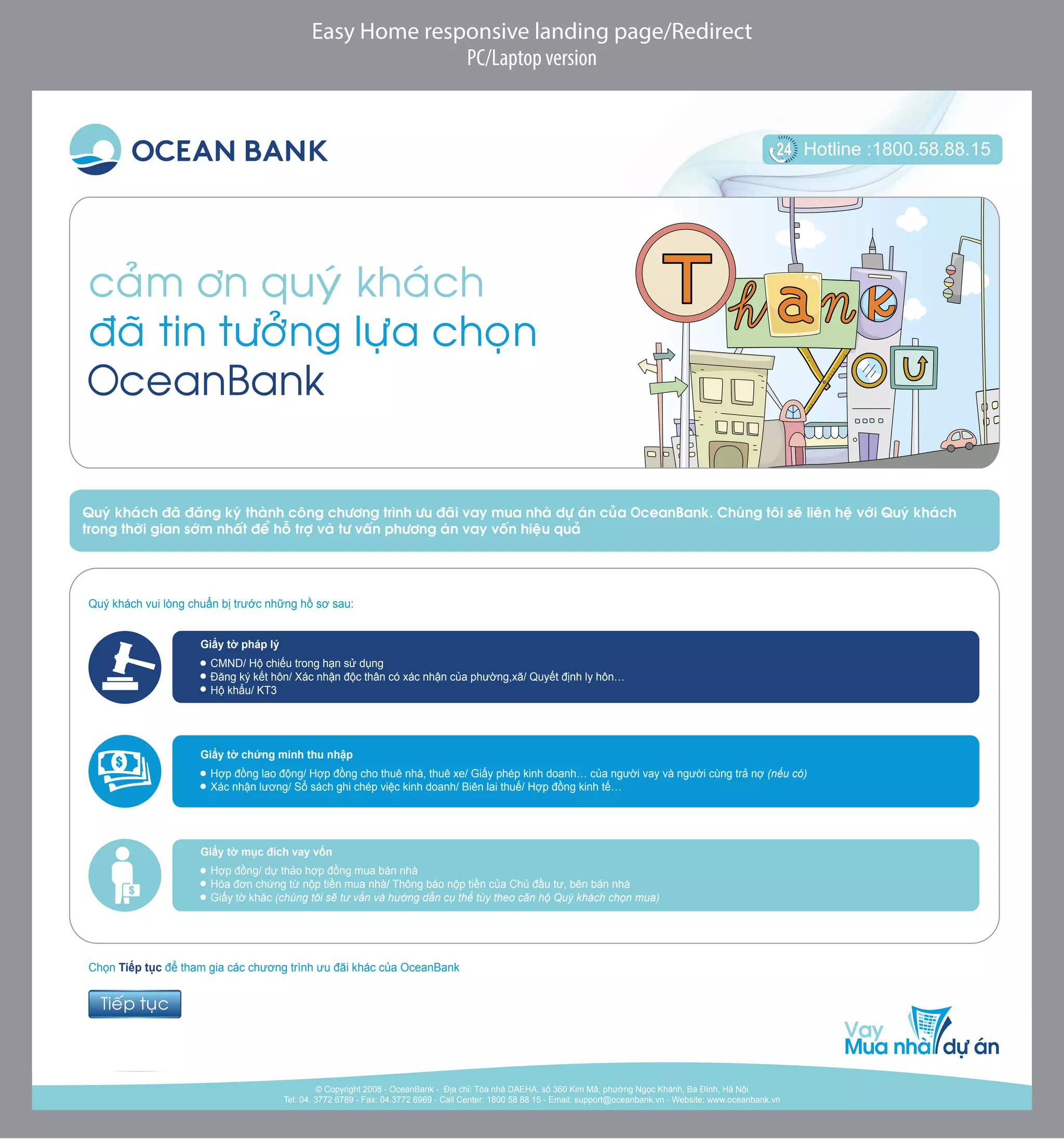 EasyHome Responsive Landing Page | PDF