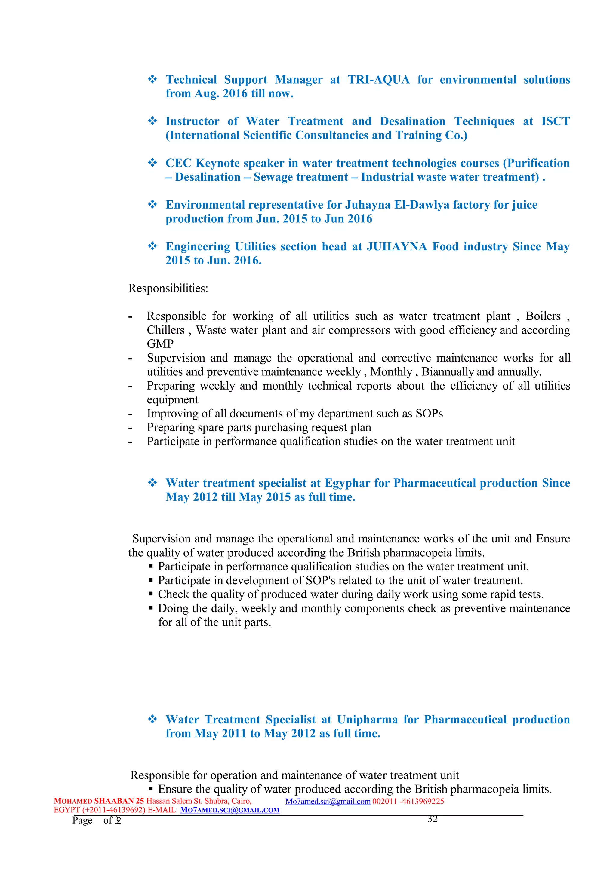 CV. mohamed shaaban new | DOC