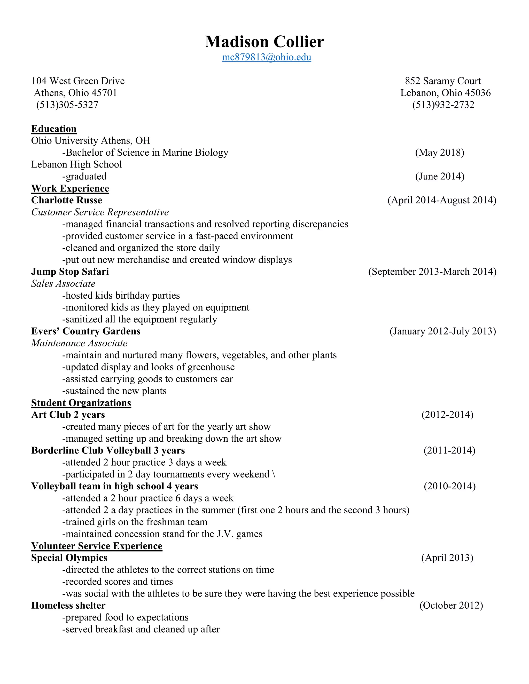 resemay-carrerr planning | DOCX