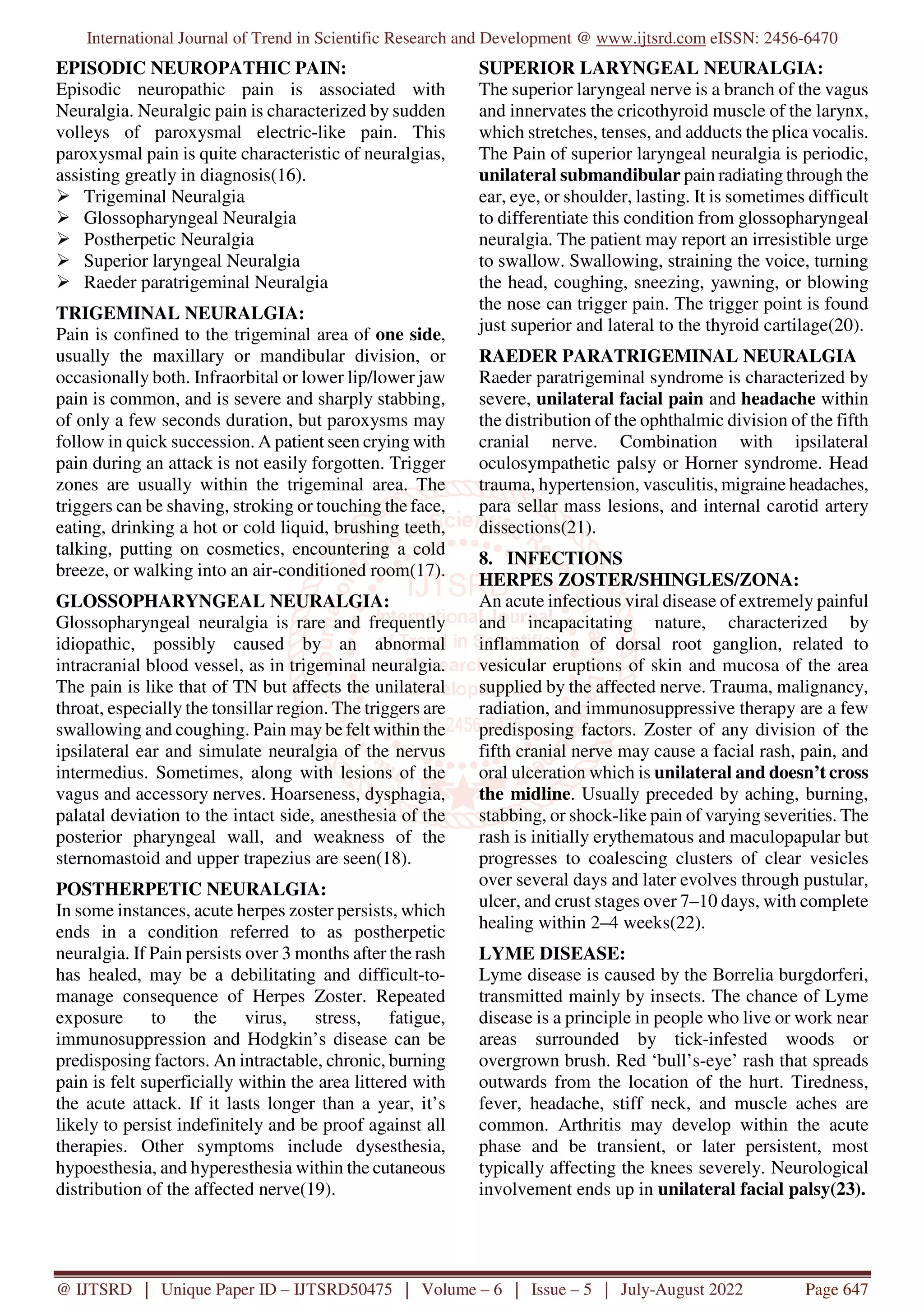 Conditions with Unilateral Presentation A Diagnostic Challenge | PDF